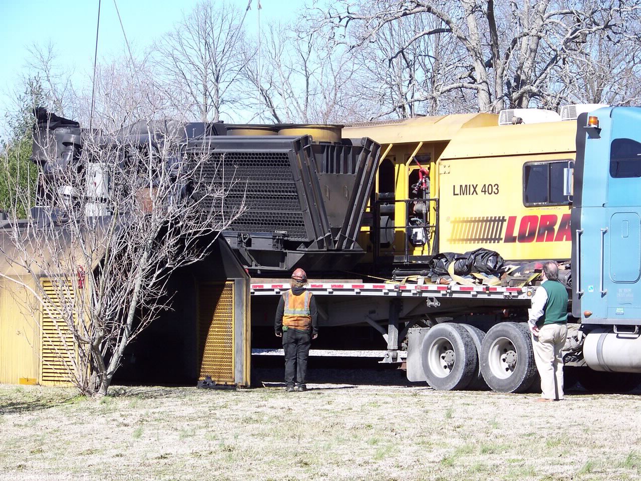 Loram Railgrinder 403 Diesel Change